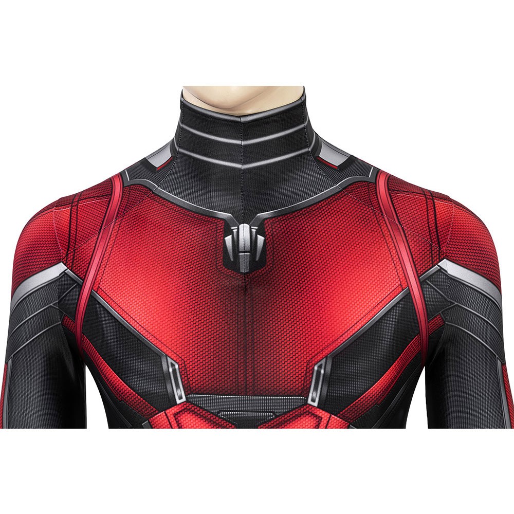 Spandex Ant-Man Cosplay Suit Detail Printed Edition