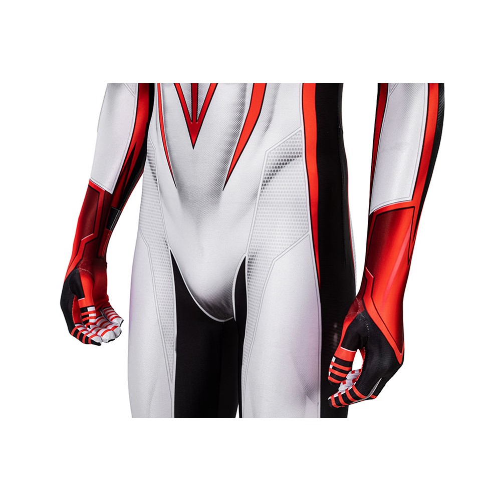 Spider-man Tracksuit Spiderman Miles Morales White Cosplay Suit