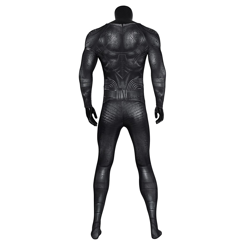 Black Adam Cosplay Costume 3D Printed Jumpsuits With Cloak