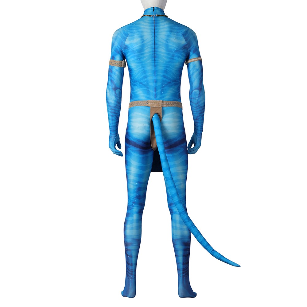 Avatar 2 The Way of Water Cosplay Costumes Jake Sully and Neytiri Jumpsuits