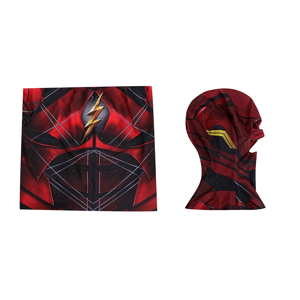Barry Allen Cosplay Costume Barry Allen Spandex Bodysuit