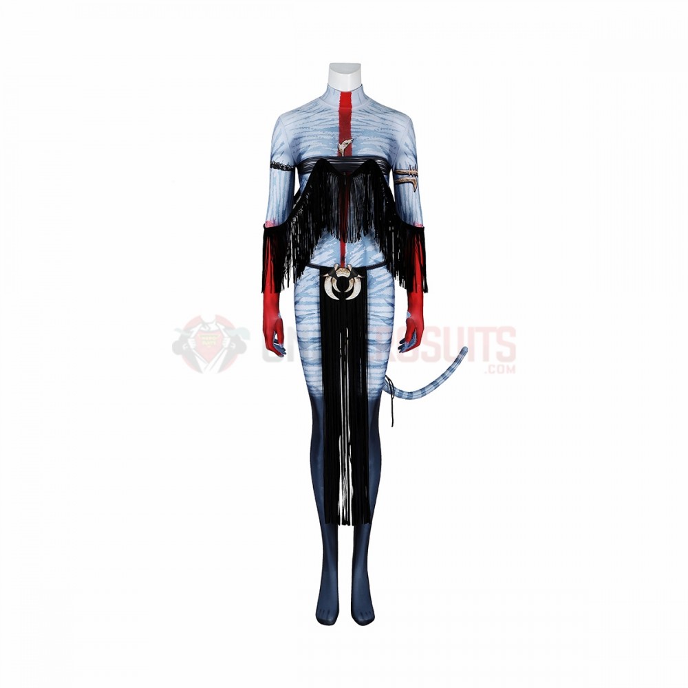 Avatar Fire and Ash Cosplay Costume Varang‌ Spandex Bodysuit