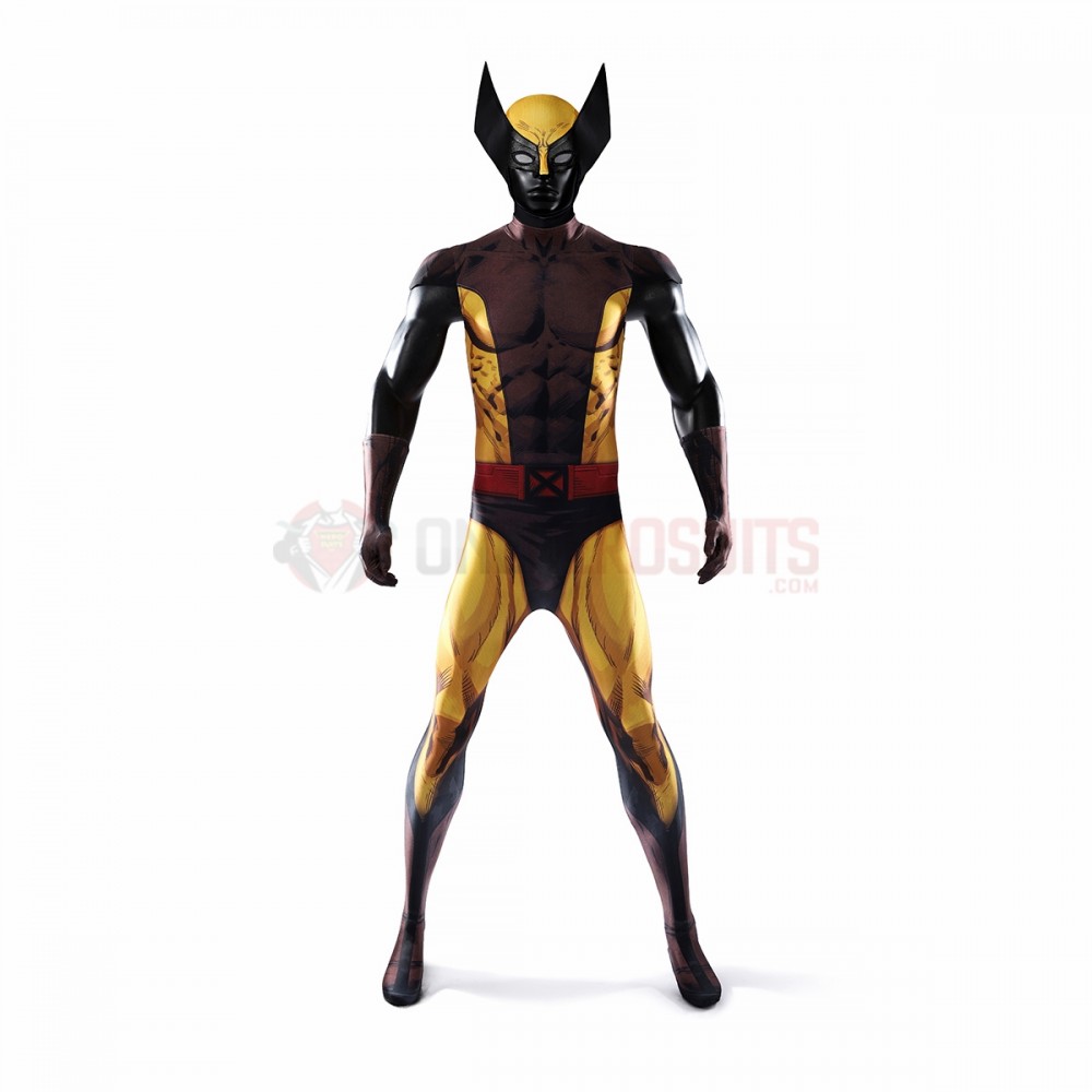 Marvel Rivals Cosplay Costume Wolverine Spandex Bodysuit