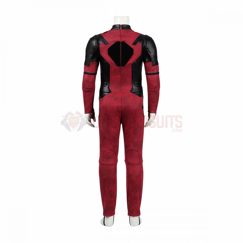 Kids Deadpool 3 Cosplay Costumes Wade Wilson Leather Edition Halloween ...