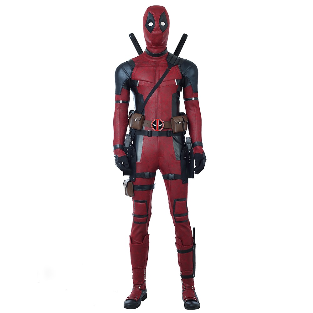 Deadpool Cosplay Costumes Movie Level Leather Suits