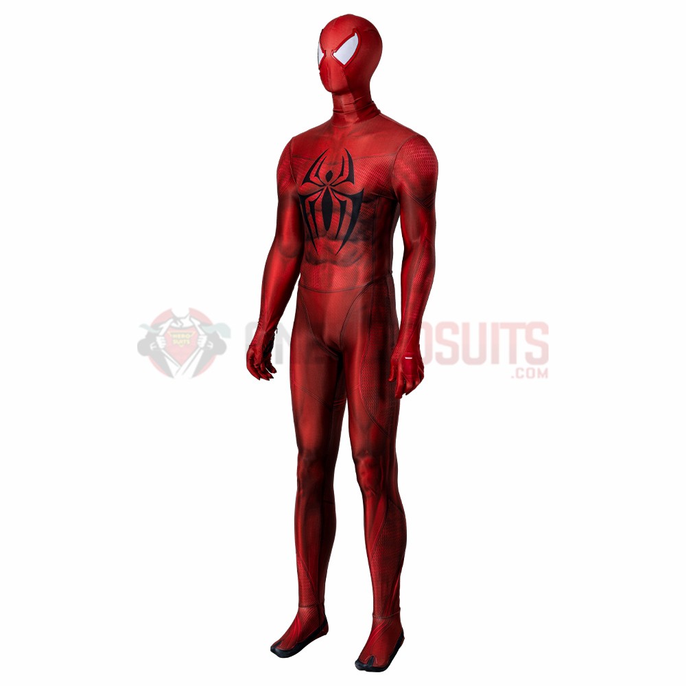 Scarlet Spider Cosplay Costumes Spider-Man Jumpsuit with Vest