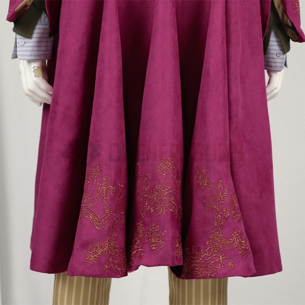 Willy Wonka Cosplay Costumes Charlie and the Chocolate Factory Suits