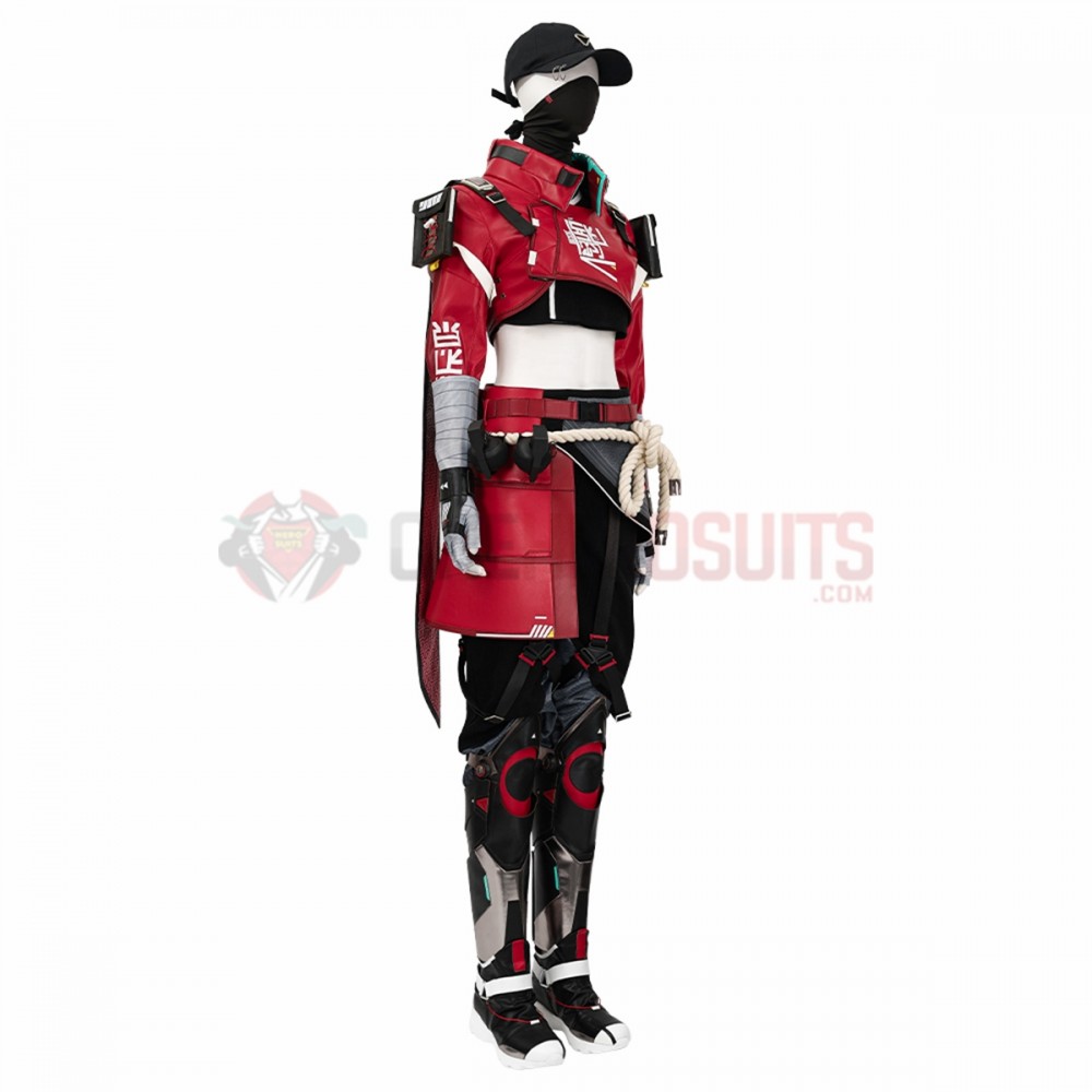 Apex Legends Cosplay Costumes Wraith Street Smart Red Top Level Suits