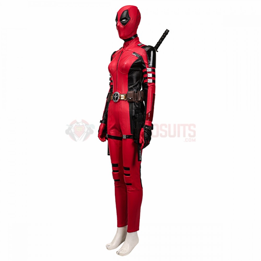 Deadpool 3 Lady Deadpool Cosplay Costumes Female Leather Suits Top Level