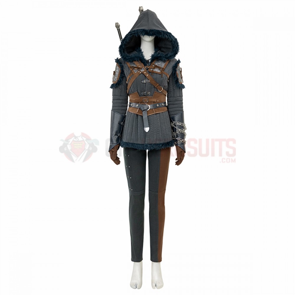 The Witcher 4 Cosplay Costumes Ciri Top Level Suits