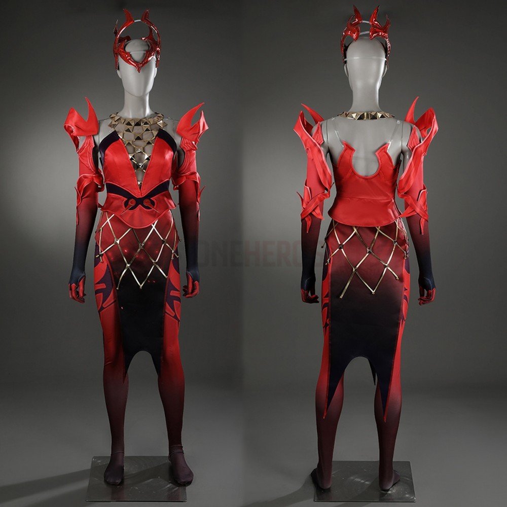 Marvel Rivals Cosplay Costumes Scarlet Witch Emporium Matron Cosplay Suits