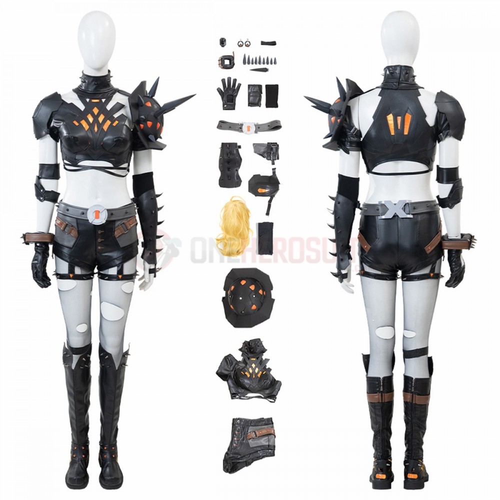 Marvel Rivals Magik Cosplay Costumes Illyana Rasputine Leather Top ...