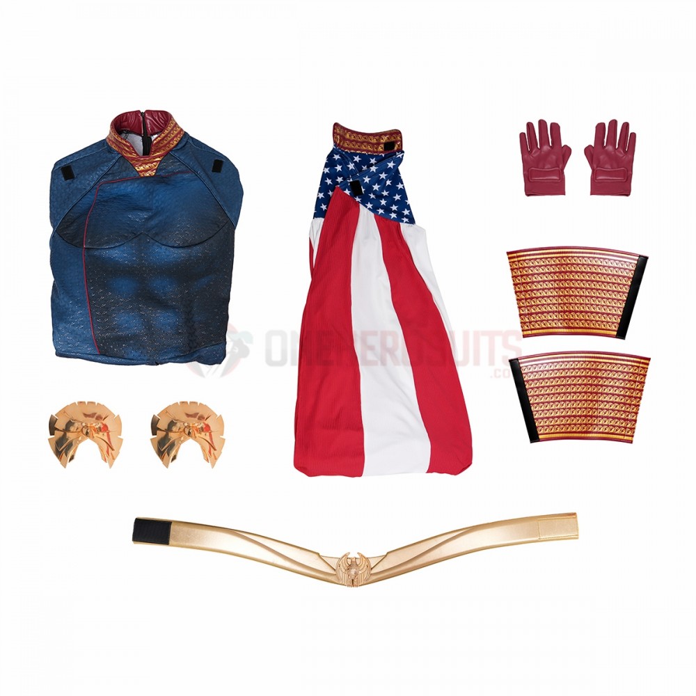 The Homelander Cosplay Costumes Upgraded Suits