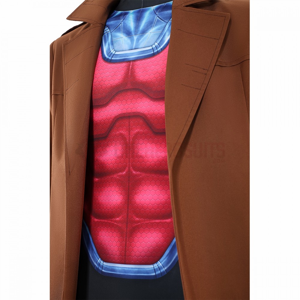 X-Men '97 Cosplay Costumes Gambit Jumpsuits With Long Coat