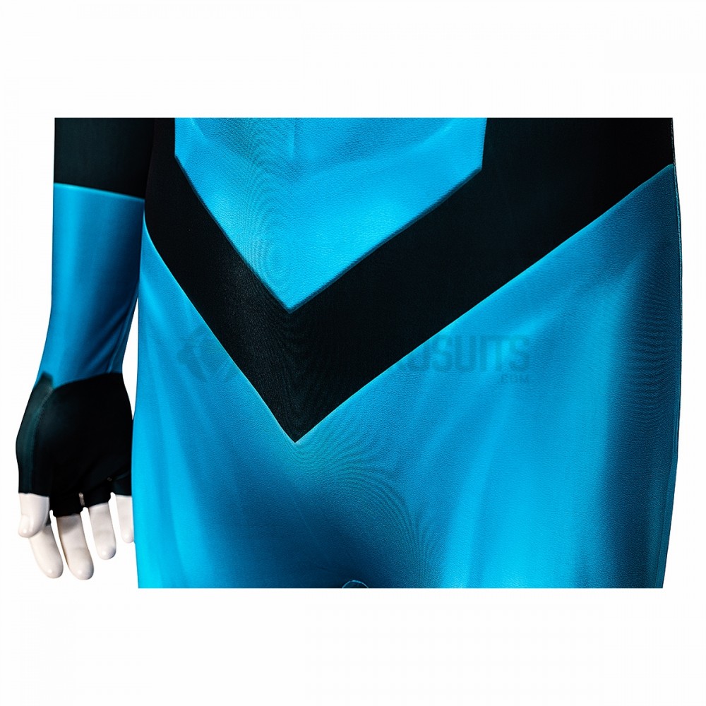 Invincible Season 3 Cosplay Costumes Mark Grayson Blue Jumpsuits