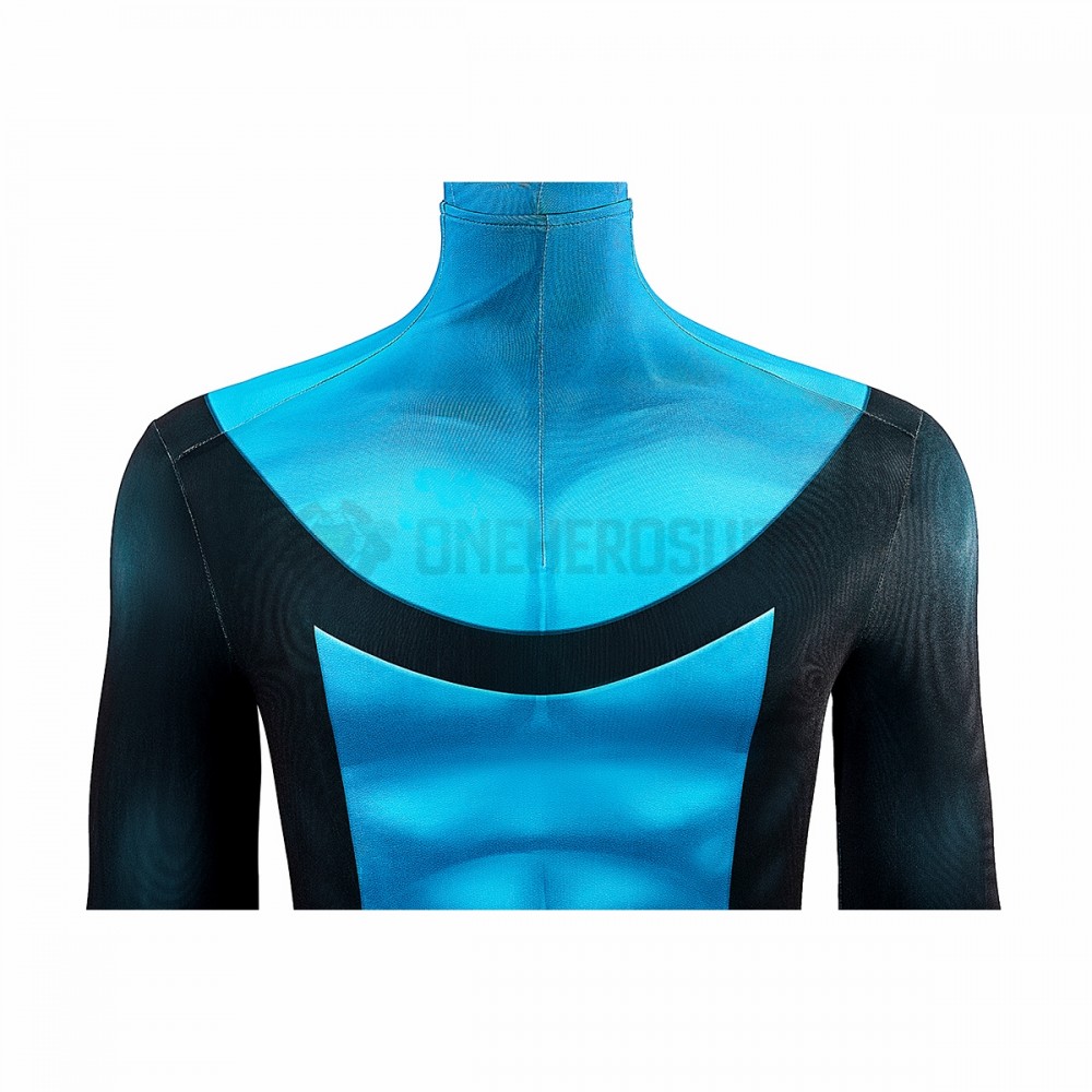 Invincible Season 3 Cosplay Costumes Mark Grayson Blue Jumpsuits