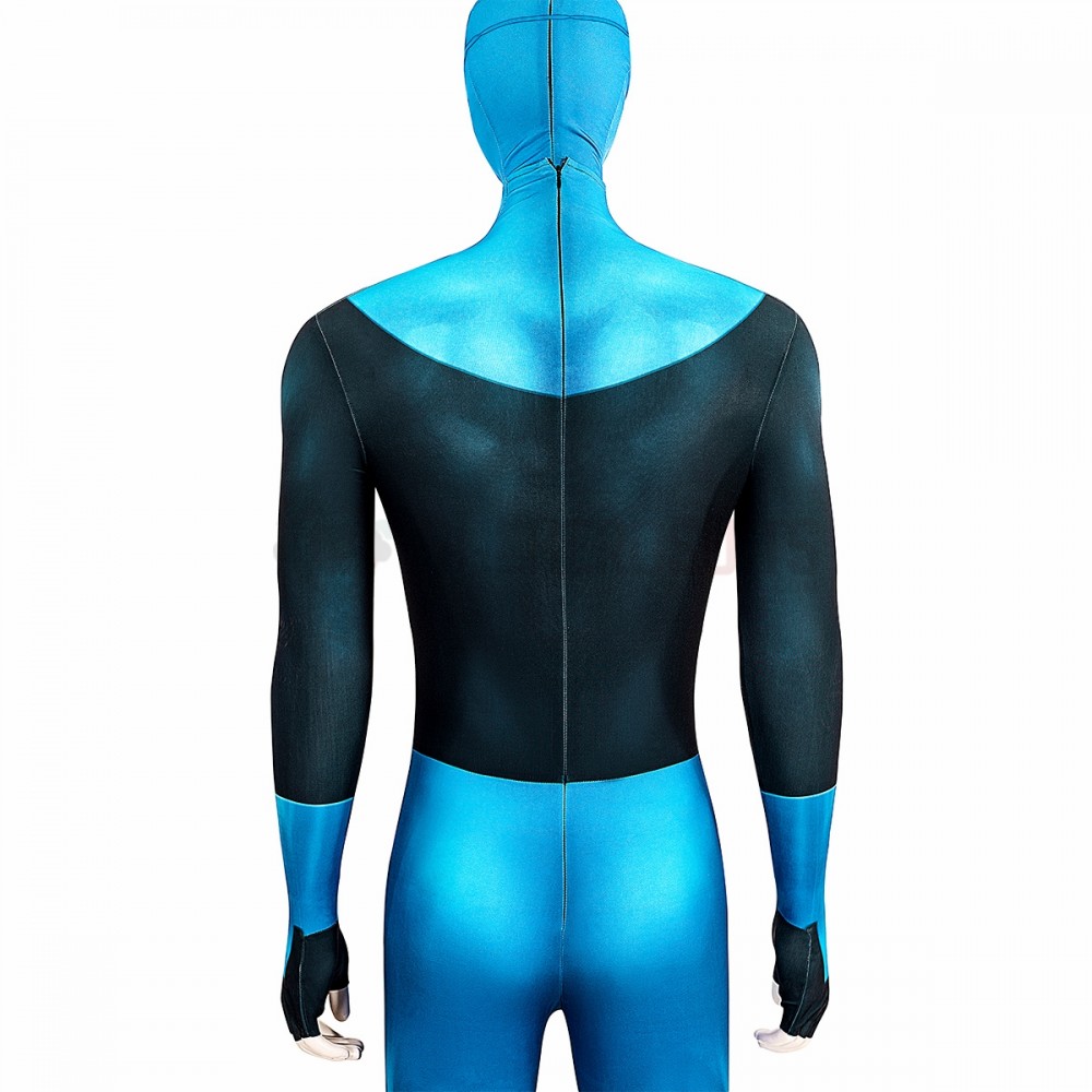 Invincible Season 3 Cosplay Costumes Mark Grayson Blue Jumpsuits