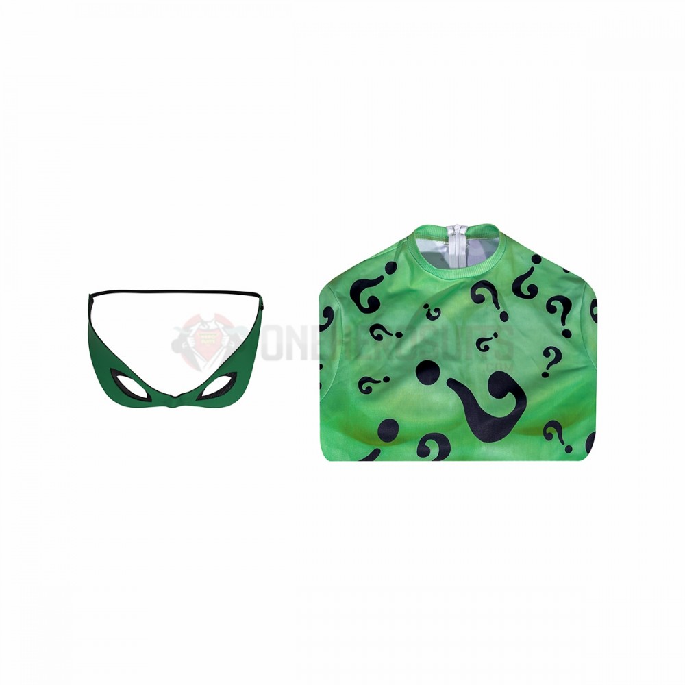 Riddler Forever Cosplay Jumpsuit Halloween Suit