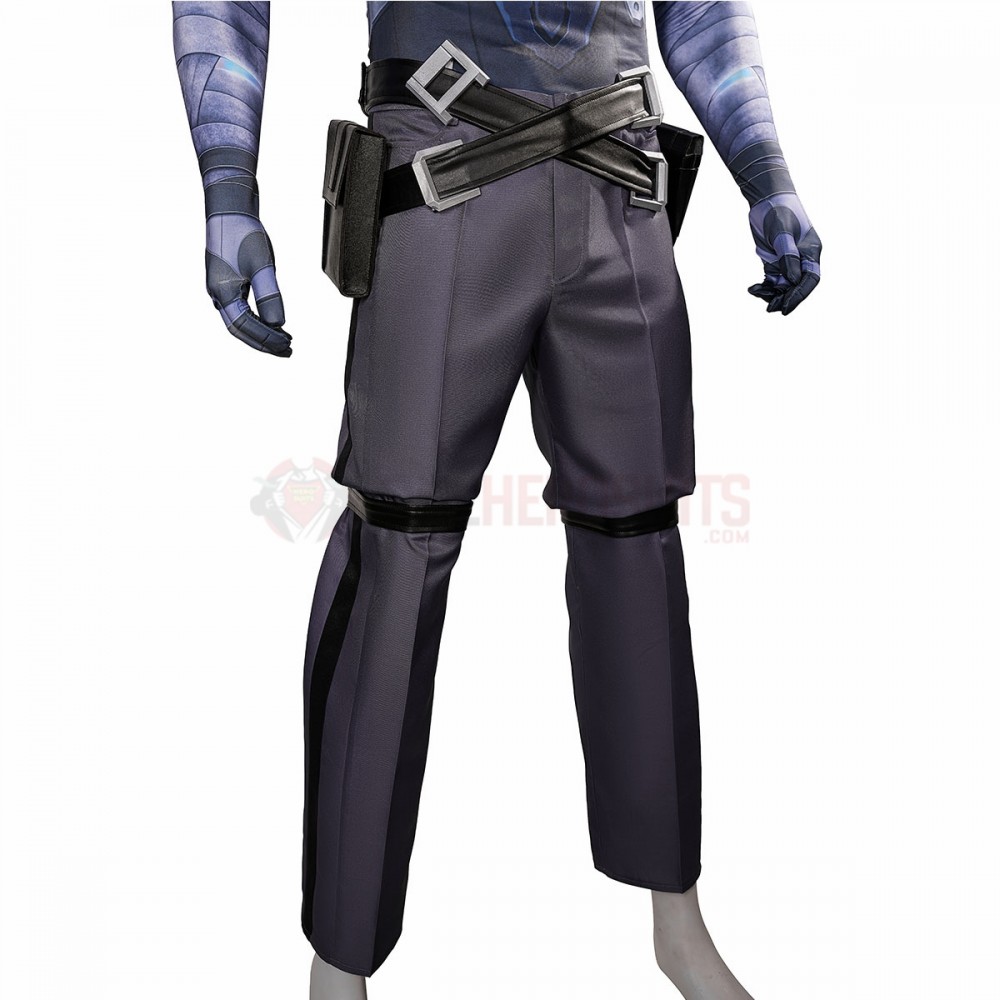 VALORANT Omen Cosplay Costume Halloween Printed Suit