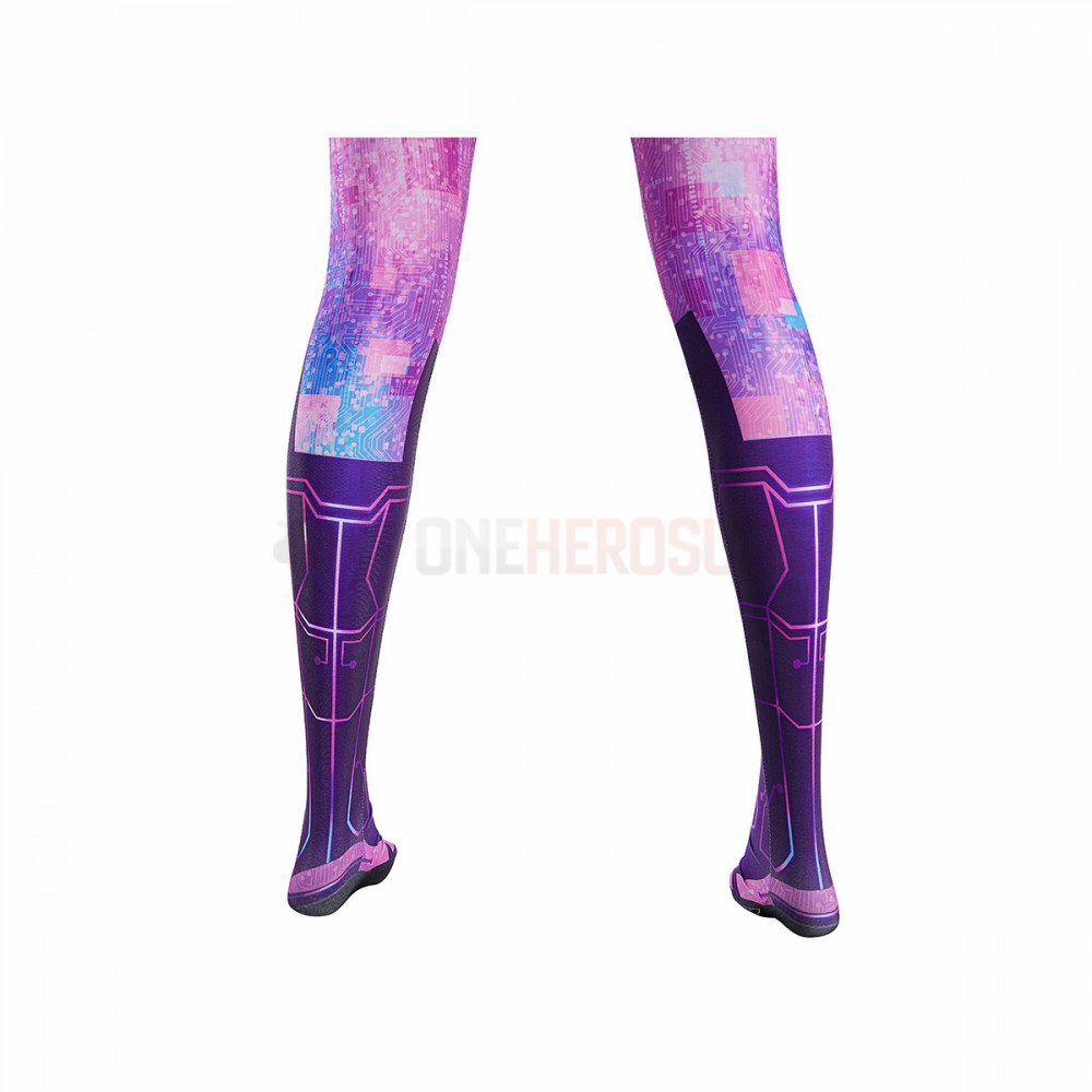 Spider-Byte Cosplay Costume Across The Spider-Verse Printed Suit