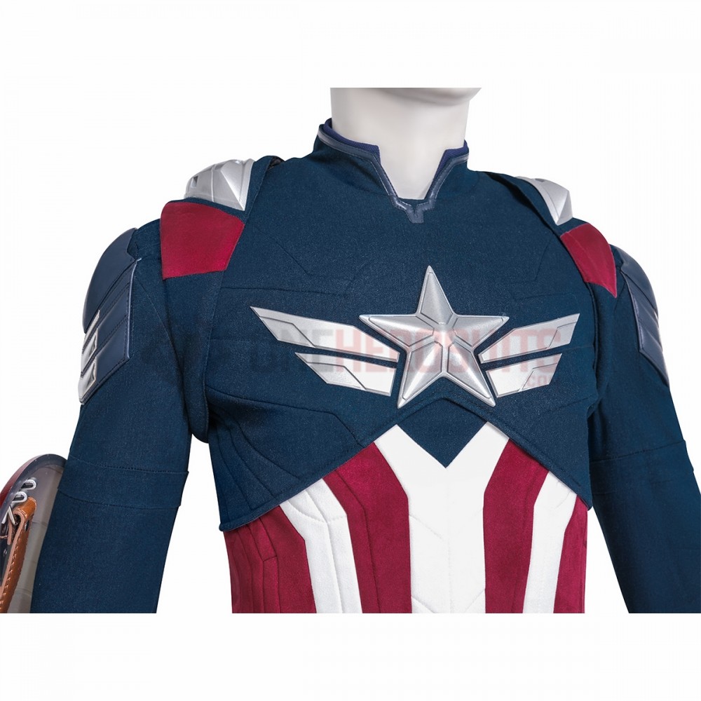 Captain America 4 Sam Wilson Edition Cosplay Costumes Top Level Suits