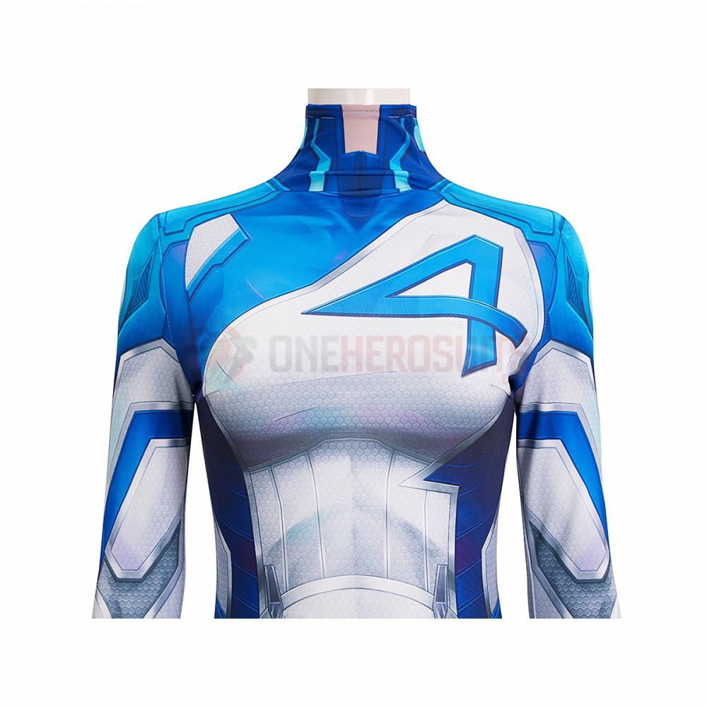 Marvel Rivals Cosplay Costumes Invisible Woman HD Printed Jumpsuit