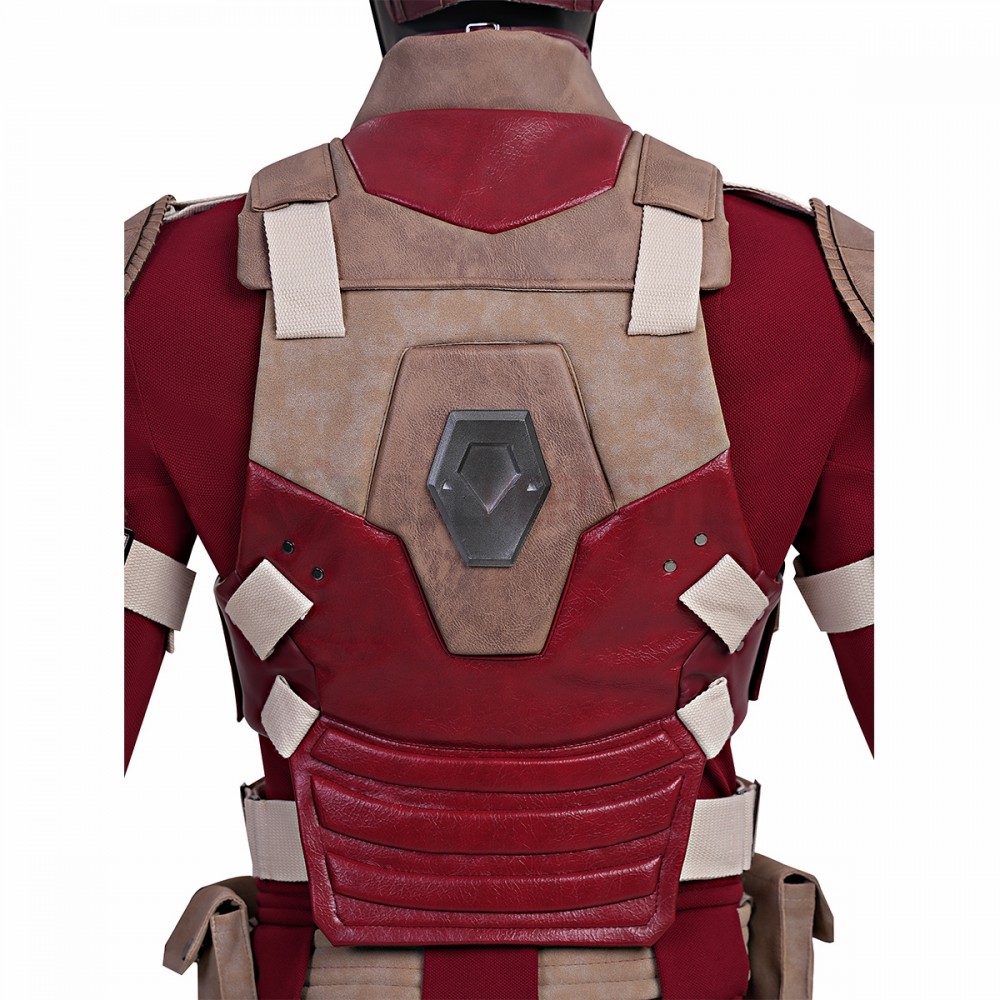 Thunderbolts Cosplay Costumes Red Guardian Top Level Leather Suits