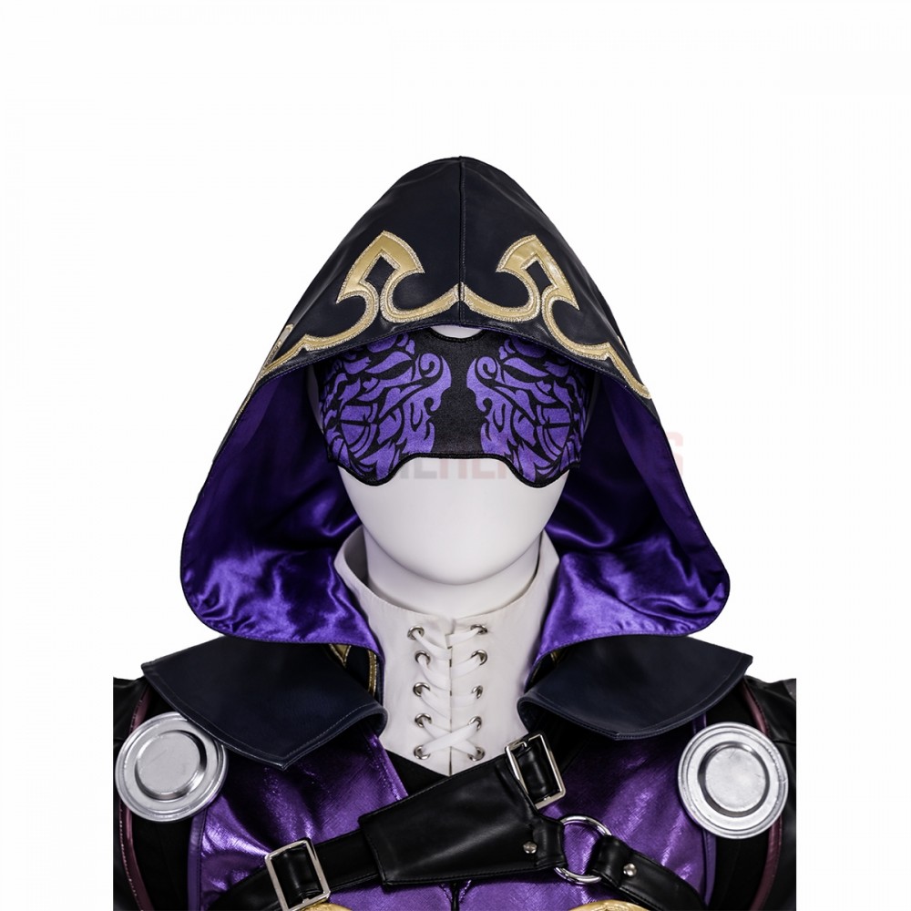 Apex Ash Cosplay Costumes Ash Laced Lethality Skin Top Level Suits