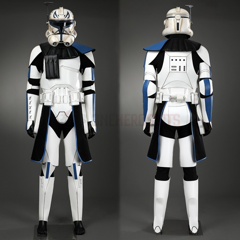 Star Wars The Clone Wars Cosplay Costume Captain Rex Suit