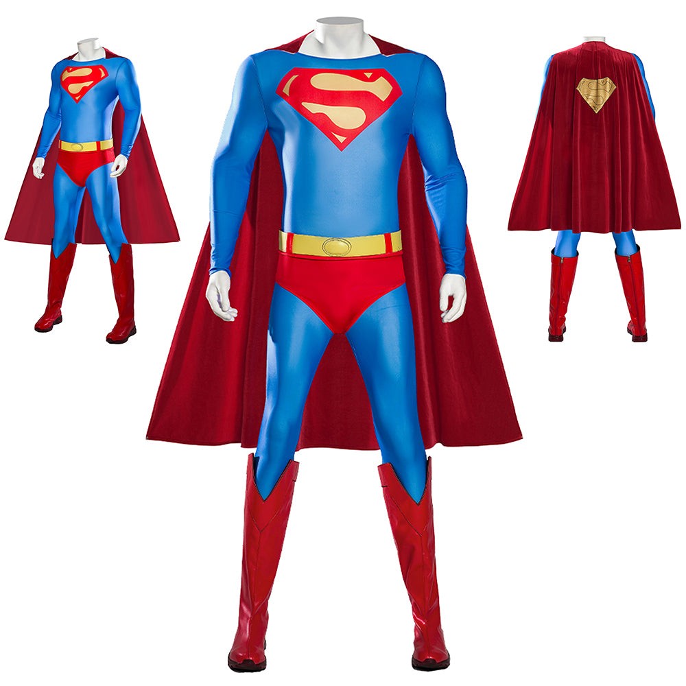 Clark Kent Cosplay Costumes 1978 Christopher Reeve Edition Suits