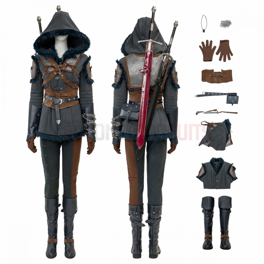 The Witcher 4 Cosplay Costumes Ciri Top Level Suits
