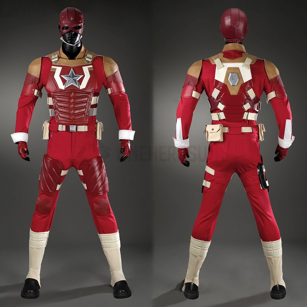 Thunderbolts Cosplay Costume Red Guardian Suit