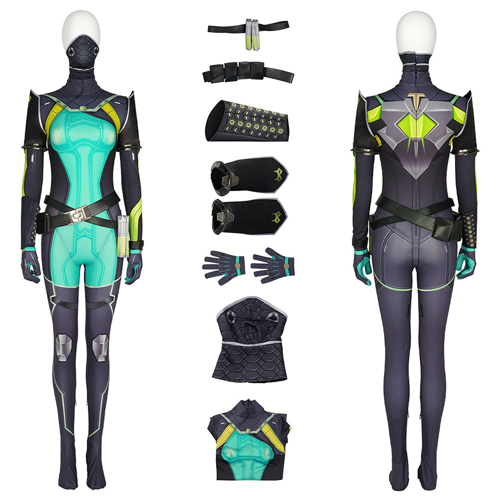 Valorant Cosplay Costumes Viper Cosplay Jumpsuits