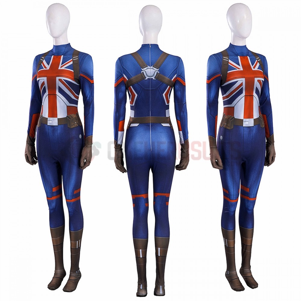 What If Captain Carter Cosplay Costumes Peggy Carter Jumpsuits