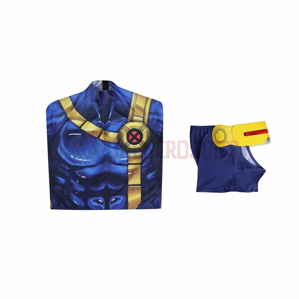 X-Men '97 Cyclops Cosplay Costume Scott Summers Spandex Suit Gifts for Boys