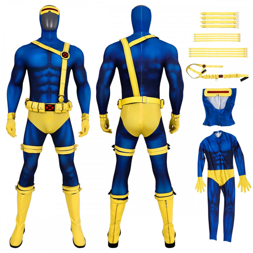 X-Men '97 Cyclops Cosplay Costumes Scott Summers Top Level Suits