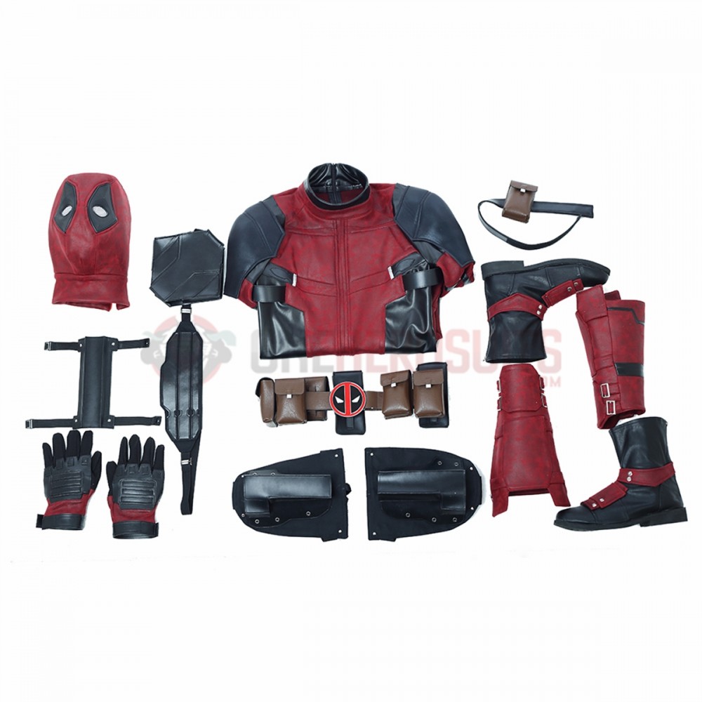 Deadpool Cosplay Costumes Leather Classic Suits