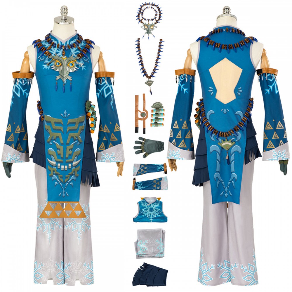 Zelda Tears of the Kingdom Cosplay Costumes Frostbite Armor Suits