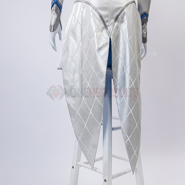Marvel Rivals Emma Frost Cosplay Costumes White Queen Leather Top Level ...