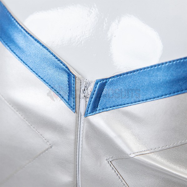 Marvel Rivals Emma Frost Cosplay Costumes White Queen Leather Top Level ...