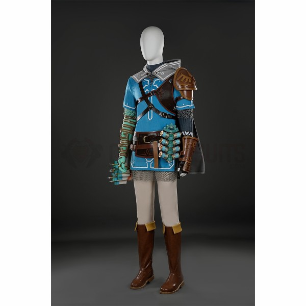 The Legend of Zelda Cosplay Costumes TOTK Link Suits Top Level