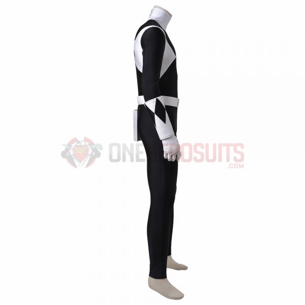 Black Ranger Cosplay Costumes Mighty Morphin Power Rangers Cosplay Suit