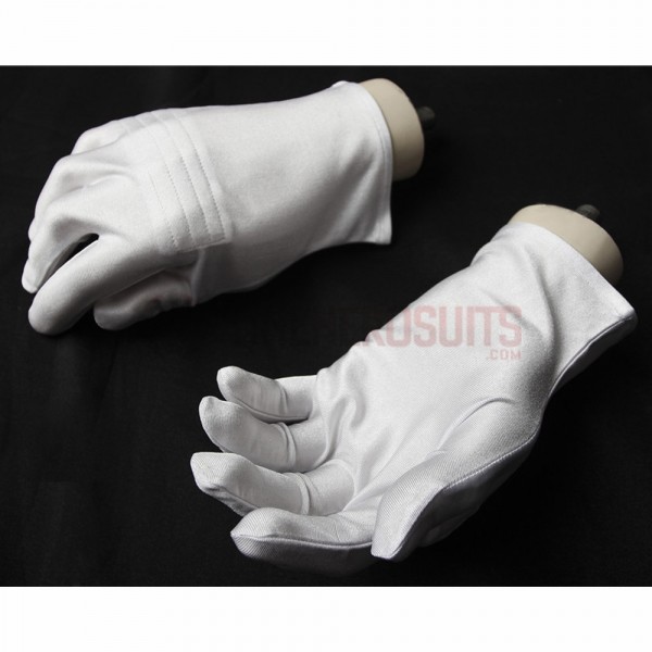 White Ranger Cosplay Costume Mighty Morphin Power Rangers Suit