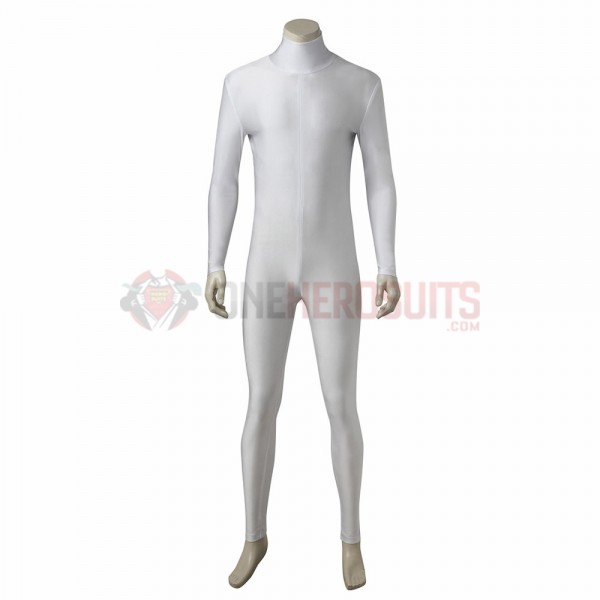 White Ranger Cosplay Costume Mighty Morphin Power Rangers Suit