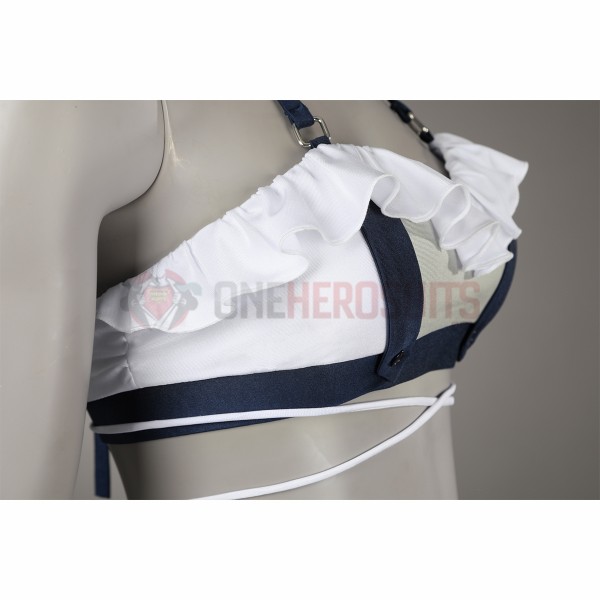 Final Fantasy VII Tifa Lockhart Cosplay Costumes White Swimsuit