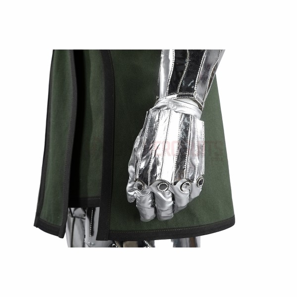 Doctor Doom Cosplay Costumes Victor von Doom Green Suits With Cloak