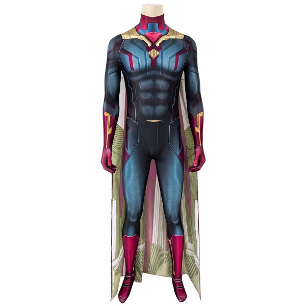 Vision Cosplay Costume The Wanda Vision Detail Printed Edition