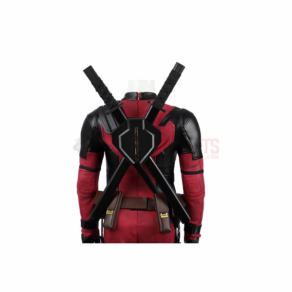 Kids Deadpool 3 Cosplay Costumes Wade Wilson Leather Edition Halloween ...