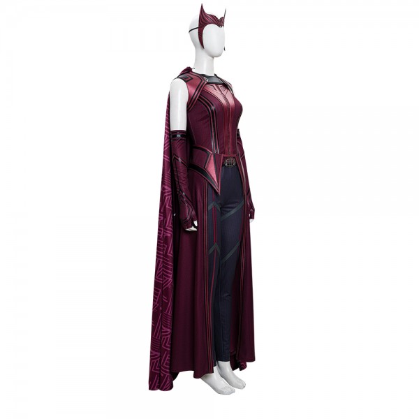Wanda Costume WandaVision 2021 Scarlet Witch New Cosplay Suit
