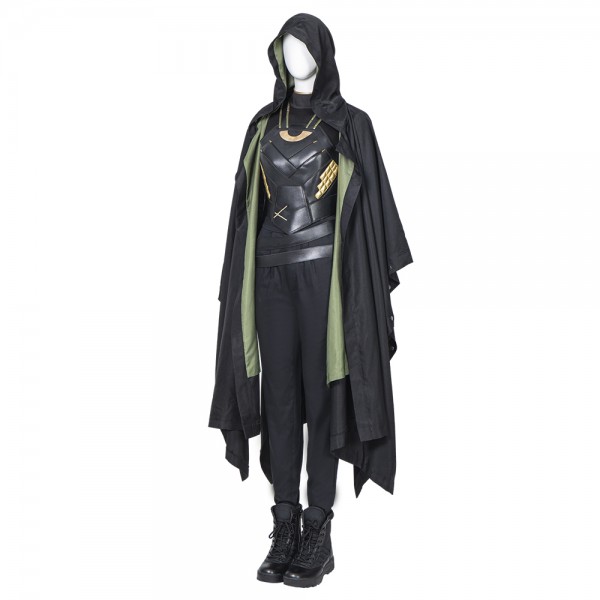 Female Variant of Loki 3 Cosplay Costume Sylvie Laufeydottir Top Level Suit